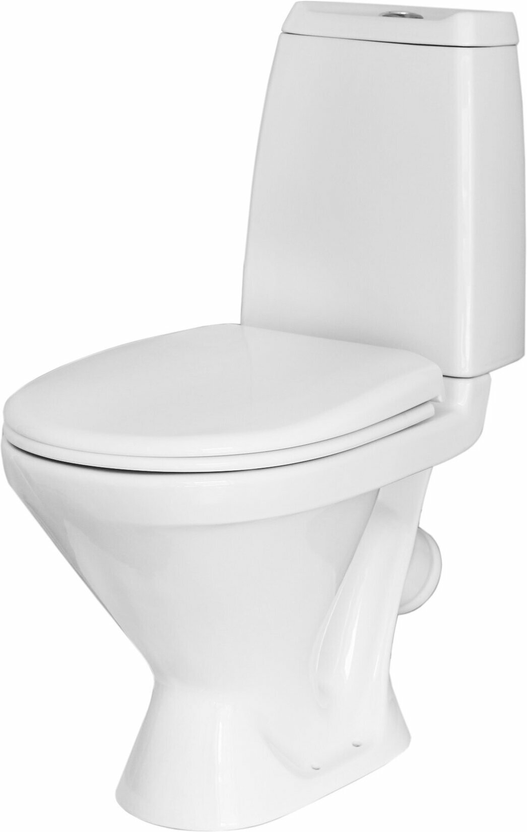 Унитаз-компакт Кама Комфорт Белый S1 (арматура 2-реж. OLI, сиденье дюропласт с микролифтом)