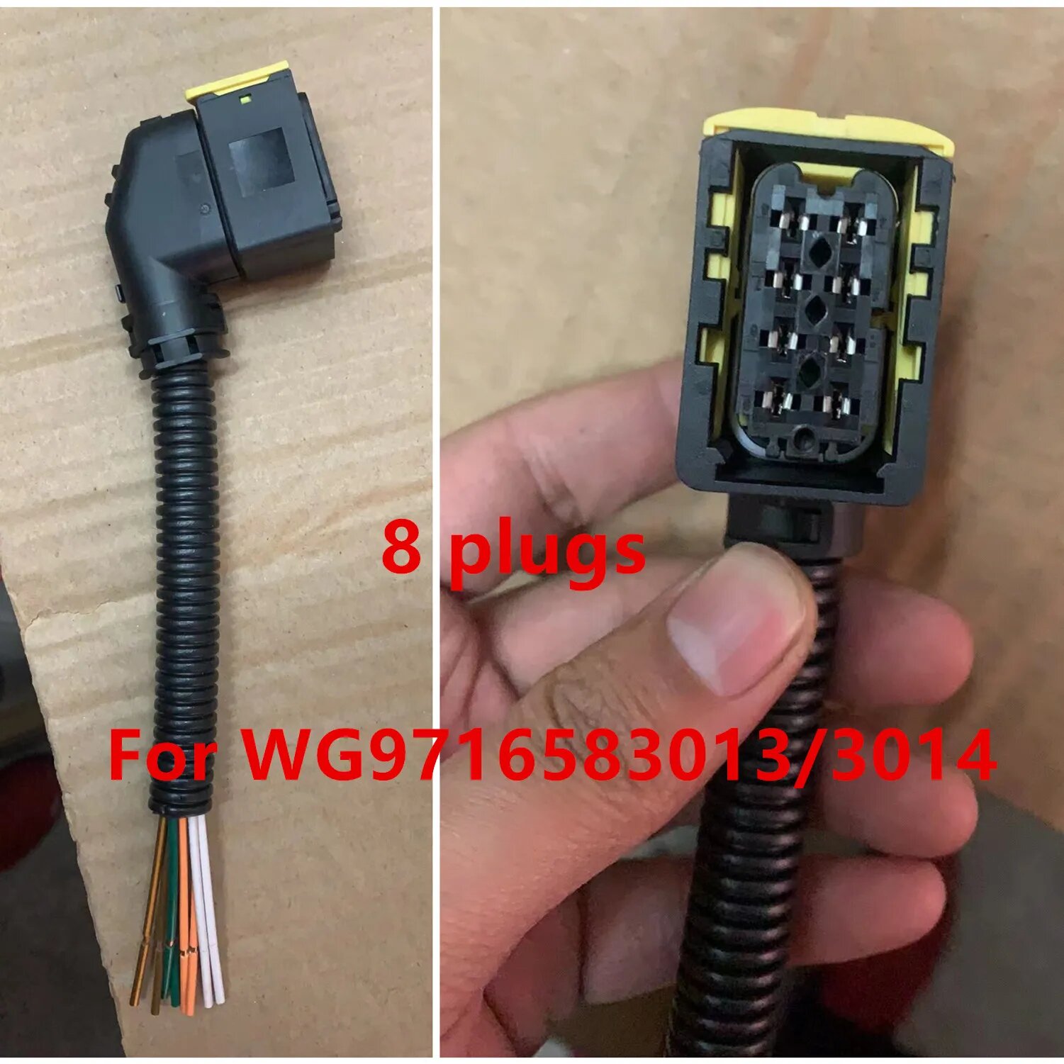 Разъем модуля прицепа Sinotruk Howo T7H T5G TX SITRAK C7 C7H, 8 plugs