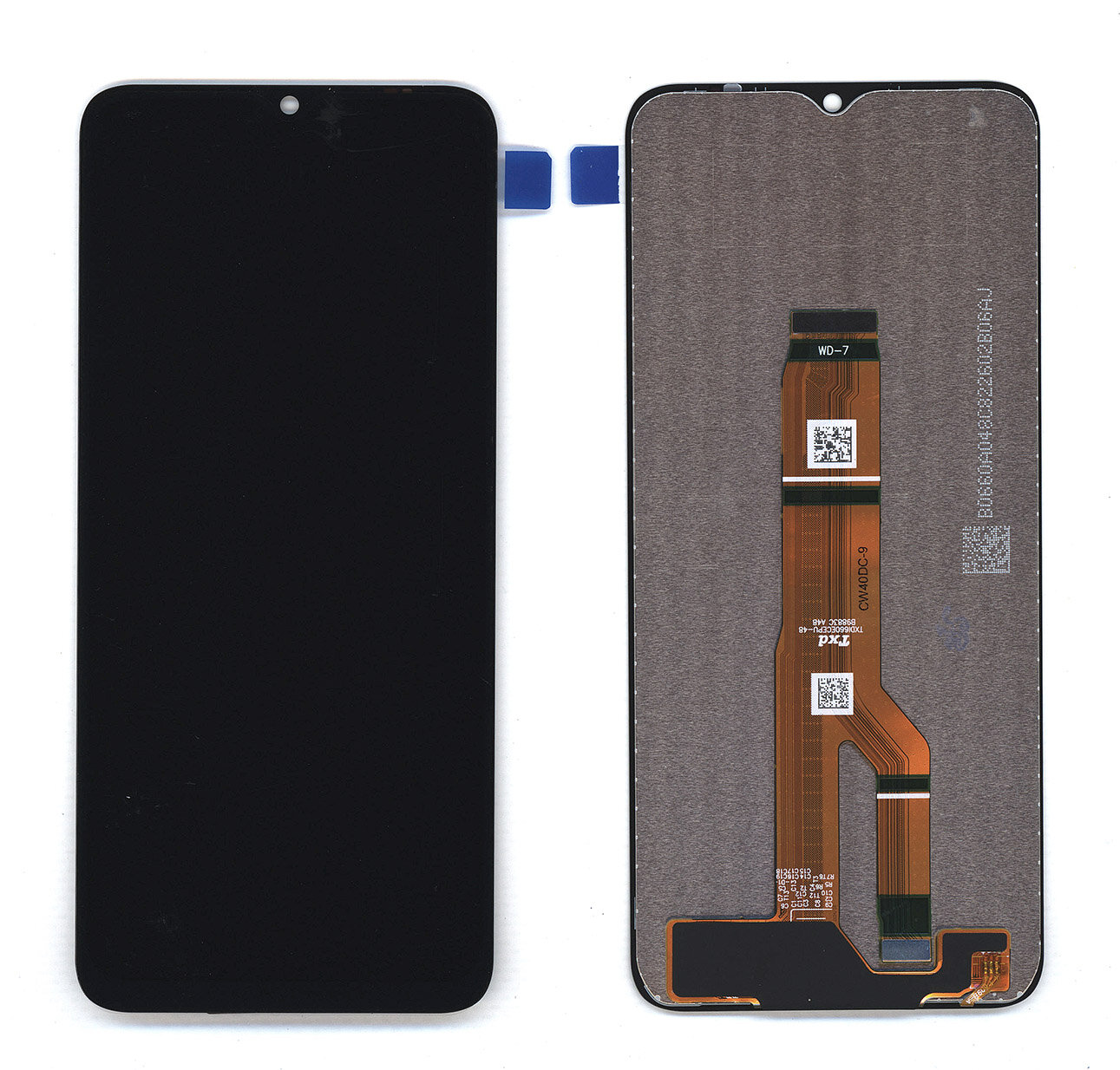 Дисплей (модуль) для Huawei Honor X6A в сборе с тачскрином черный