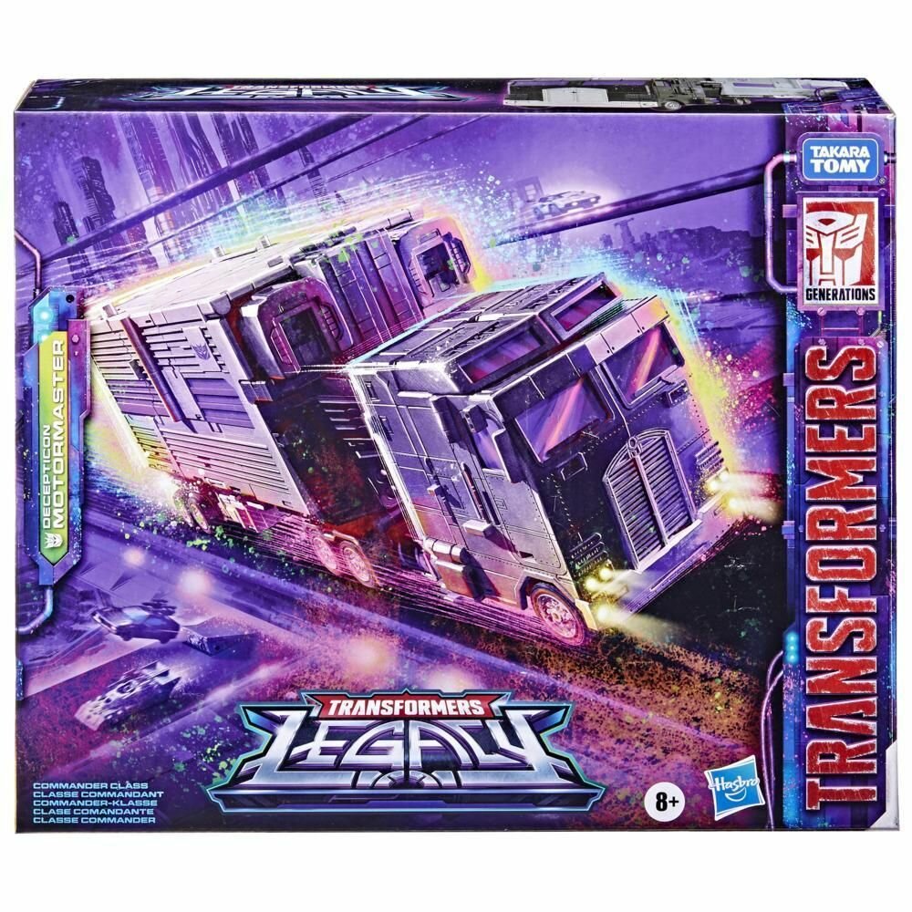 Трансформеры игрушки Hasbro Transformers Generations Legacy Series Commander Class Decepticon Motormaster (33cm) F2987