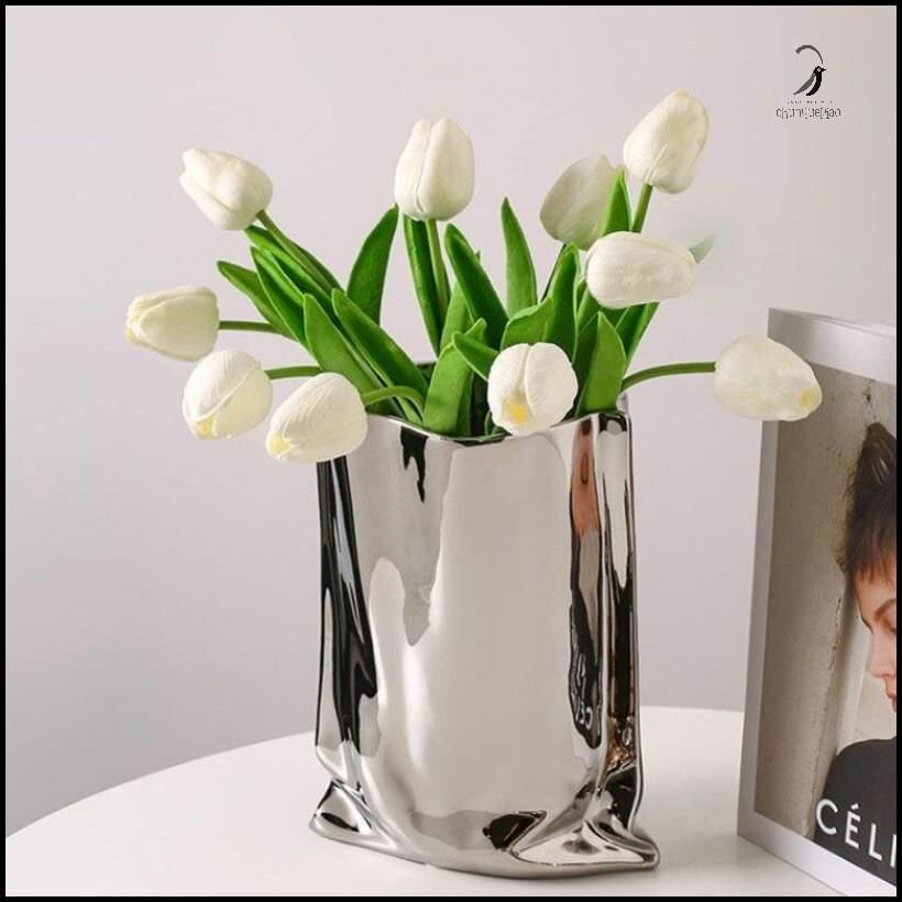 Ваза, 23.5 см , Керамика, 1 шт