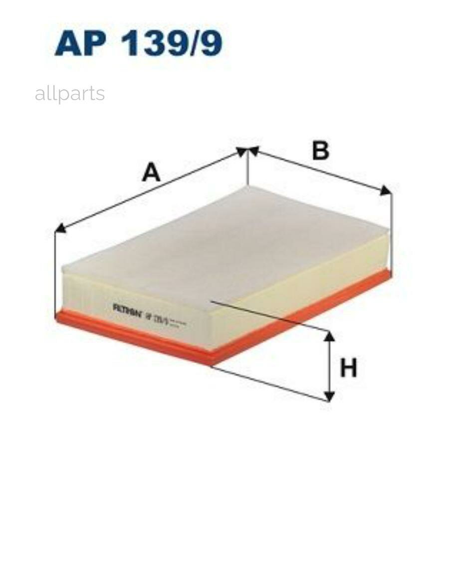 FILTRON AP 139/9 Фильтр воздушный