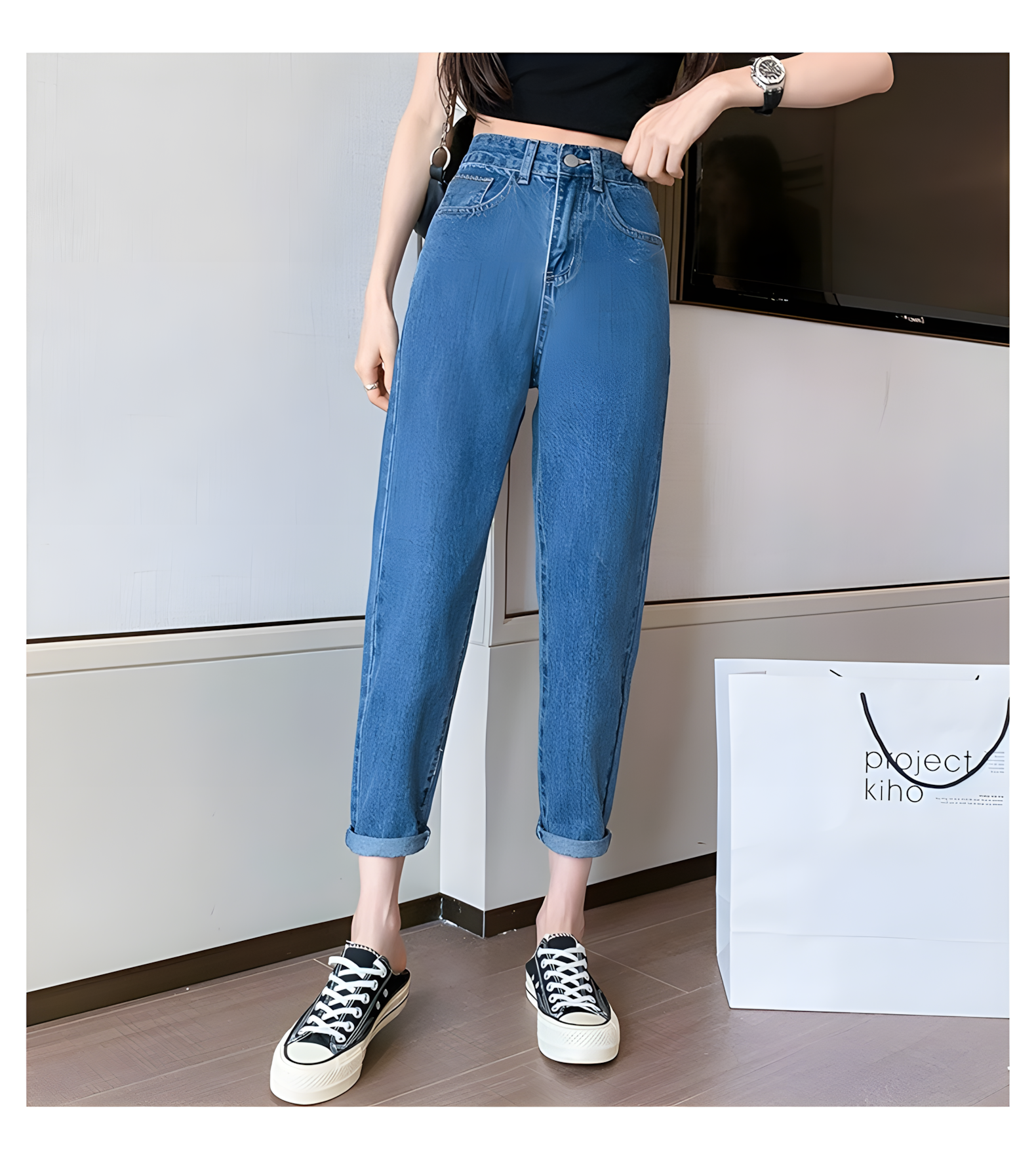 Джинсы бойфренды