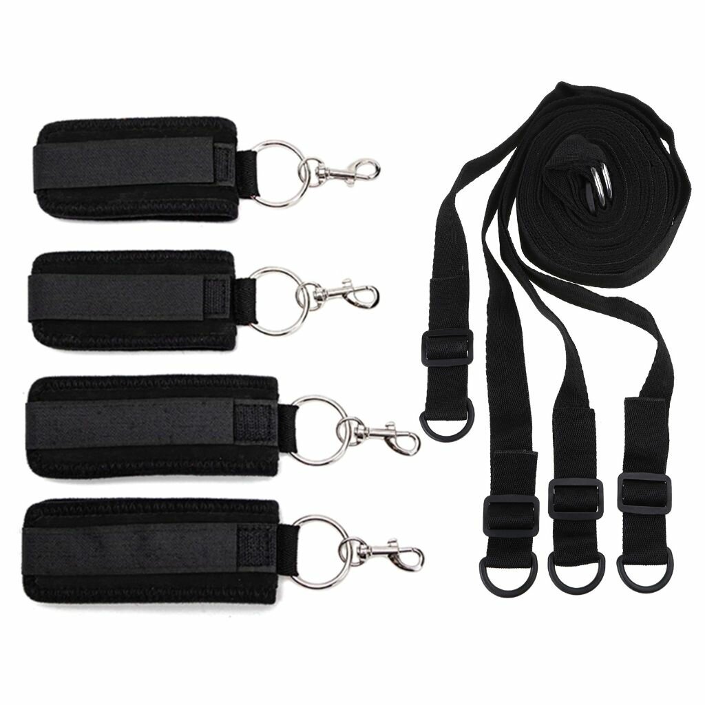 Эротический страпон Flirt Toys Glossy Eyeless Blindfold-Black