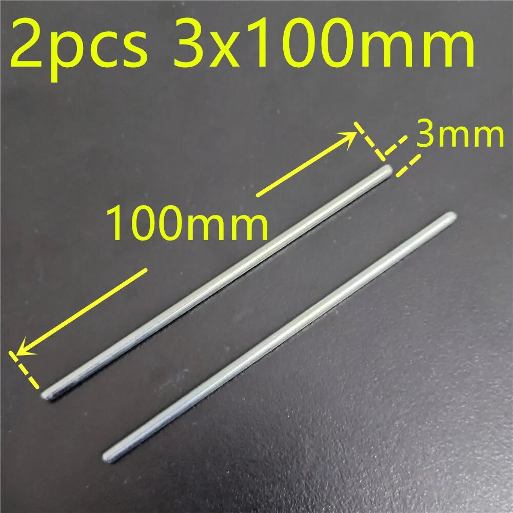 Стальные оси 3x100mm, 2 шт.