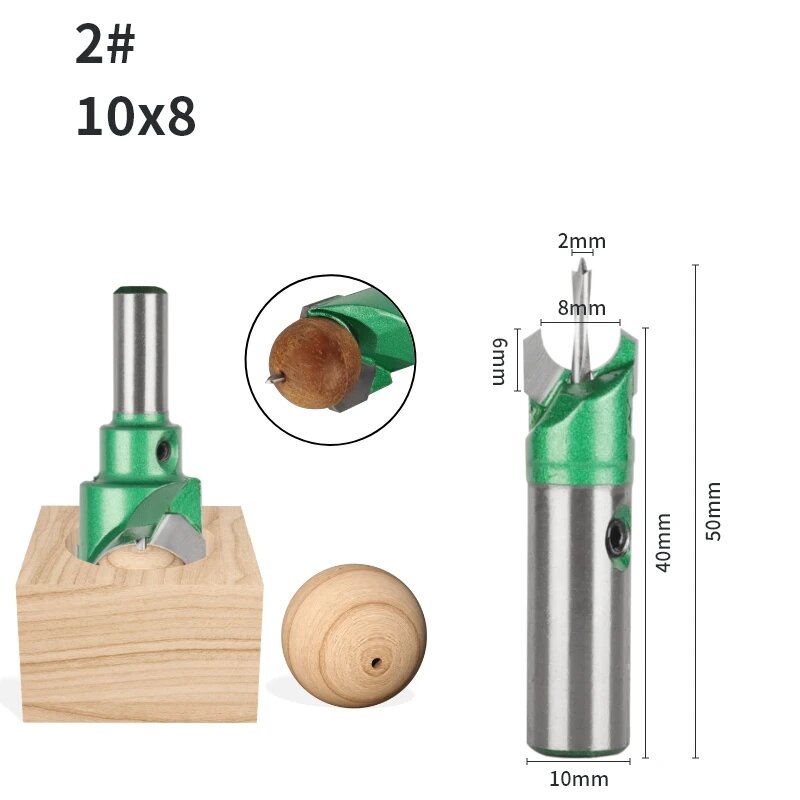 YUSUN 1 шт, 8 мм, хвостовик, бусины, сверла, деревообрабатывающая фреза для дерева, торцевая фреза 10x8