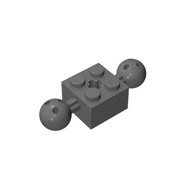 Технический кирпич 2x2 с шарнирами, Серый (072)