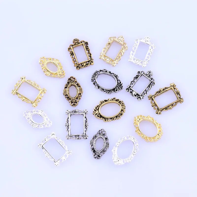 Рамки для ногтей Zhou Nailart, mix цветов, 50 шт.