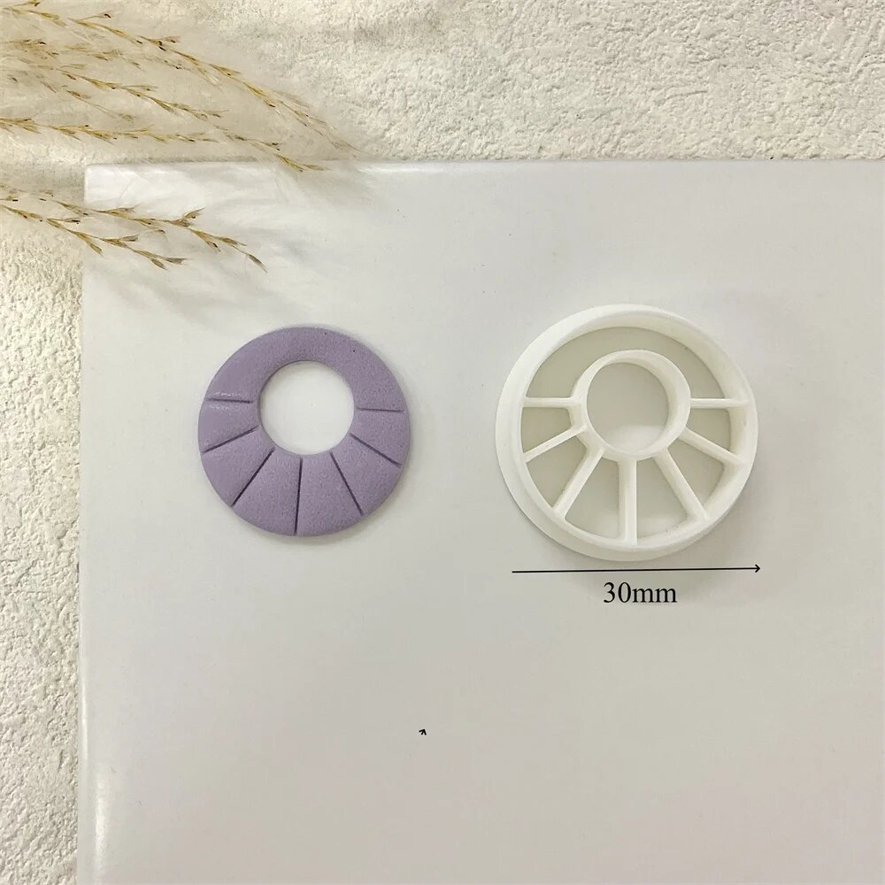 Формы для лепки из полимерной глины PLA, набор для сережек