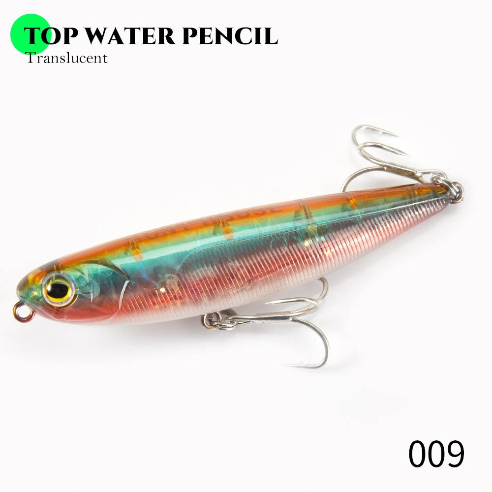 Hunthouse Topwater Pencil Fishing Lure 60/90/100мм 100mm, 009
