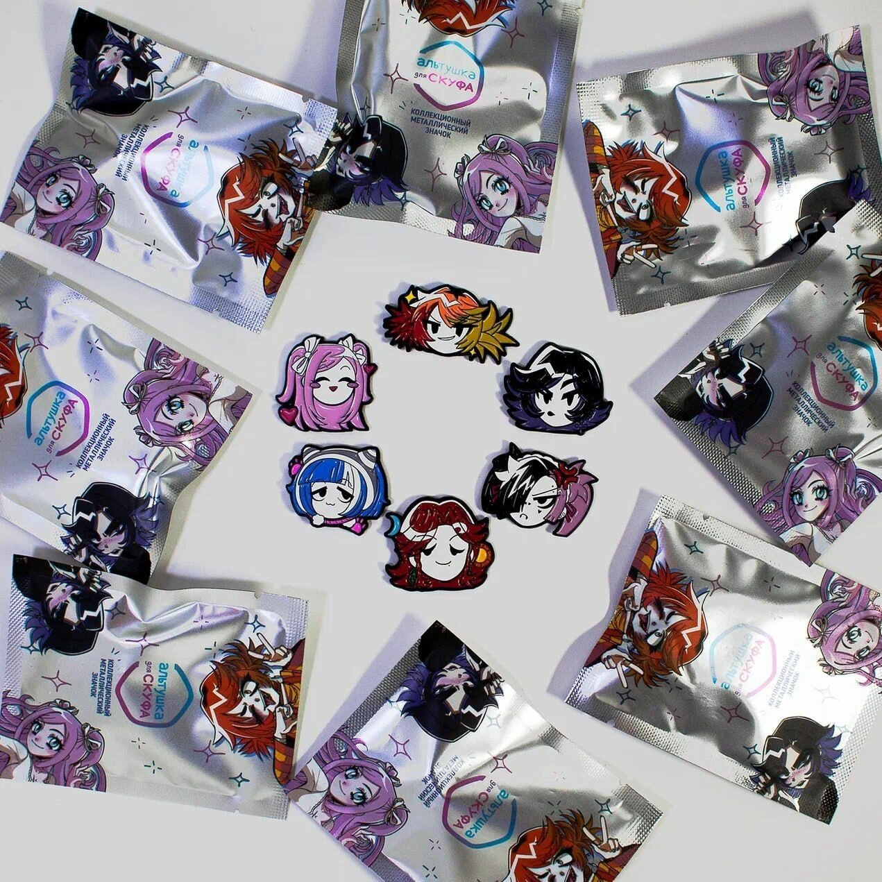 Случайный металлический значок Альтушка для Скуфа (Официальная продукция)