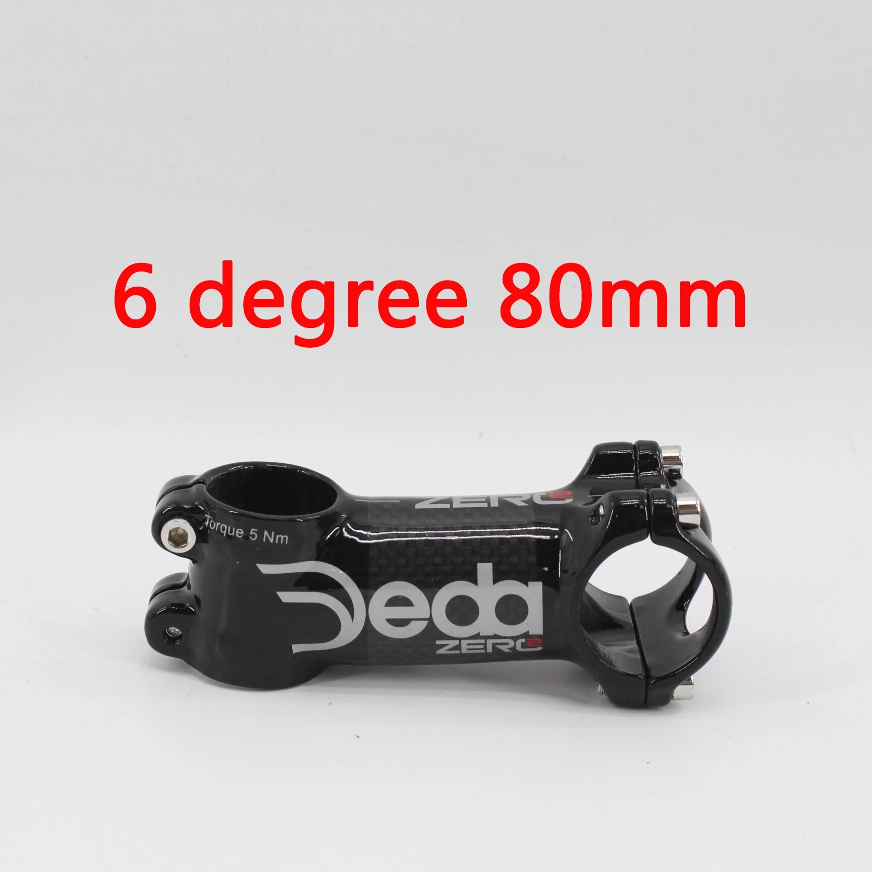 Карбоновый вынос JEDA Silver Road 31,8 мм 6° 6 degree 80mm