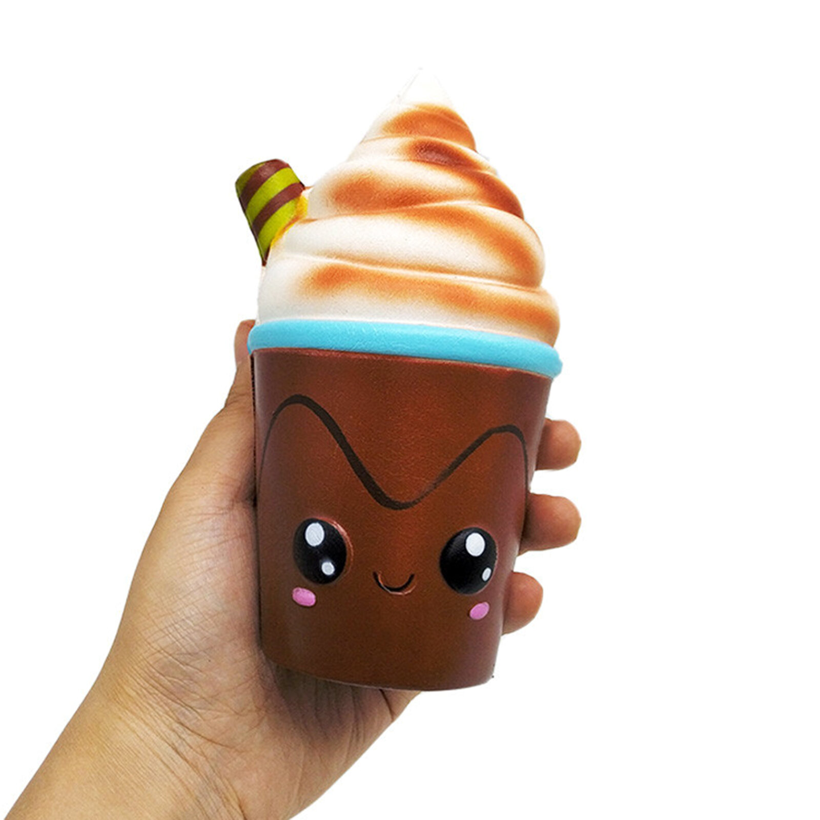 Squeeze toy Сырно-шоколадный бисквит Милая игрушка для гурманов-Мороженое