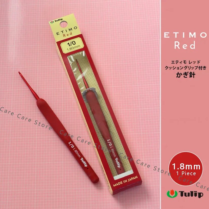 Крючок для вязания Tulip Etimo красный 1,8-6,5 мм 1piece 1.8mm