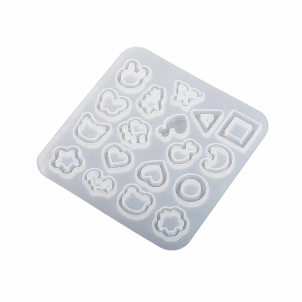 Сделай сам кристалл эпоксидной смолы moon star cat rabbit head музыкальная нота, заполненная Зыбучими песками силиконовая форма-полая 1