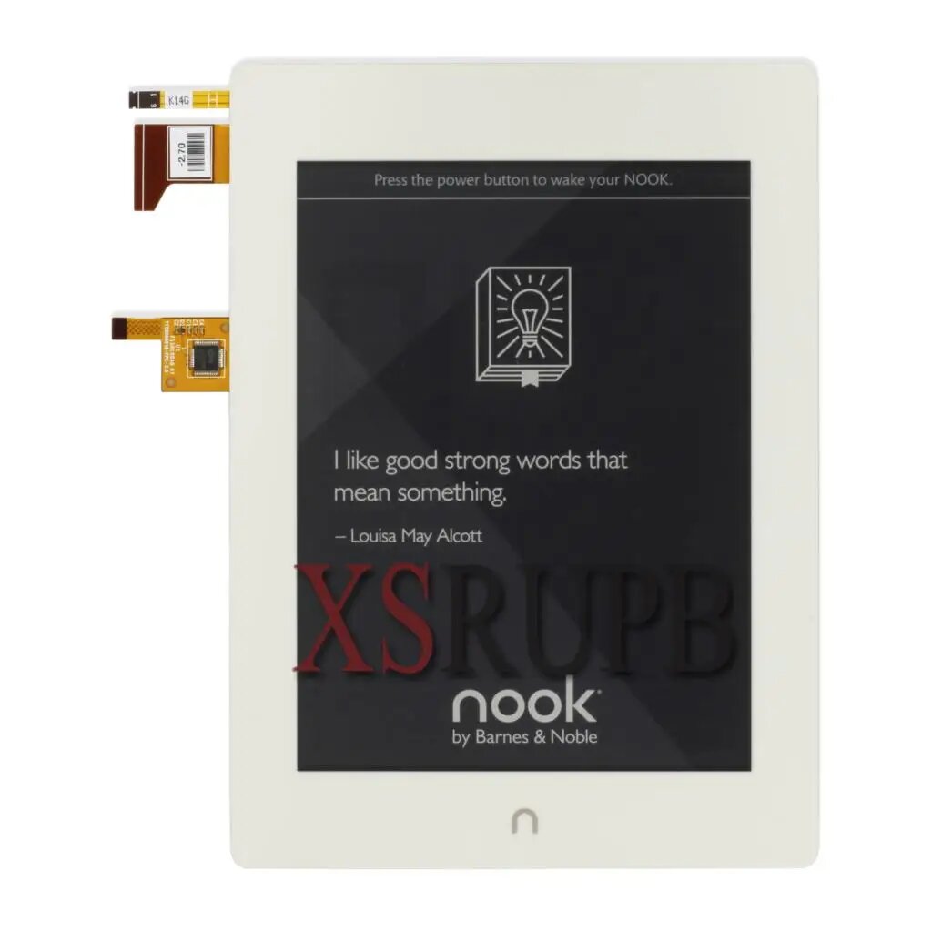 Новый 300PPi ED060KC1 6-дюймовый чернильный экран для Nook Glowlight plus Nook 5 BNRV510 E-Ink Reader Ebook Reader Displa