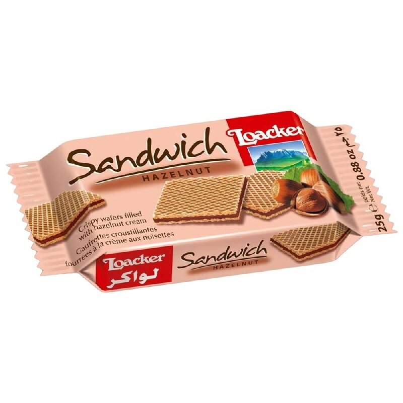 Сэндвич LOACKER SANDWICH с лесным орехом 25г