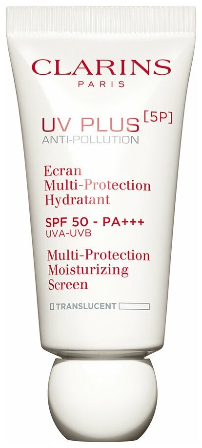 Clarins UV PLUS [5P] Anti-Pollution Multi-Protection Moisturizing Screen SPF 50 Увлажняющий защитный крем-гель для лица | 30 мл