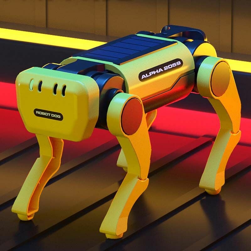 Электрические игрушки на солнечных батареях DIY Головоломка Робот-животное