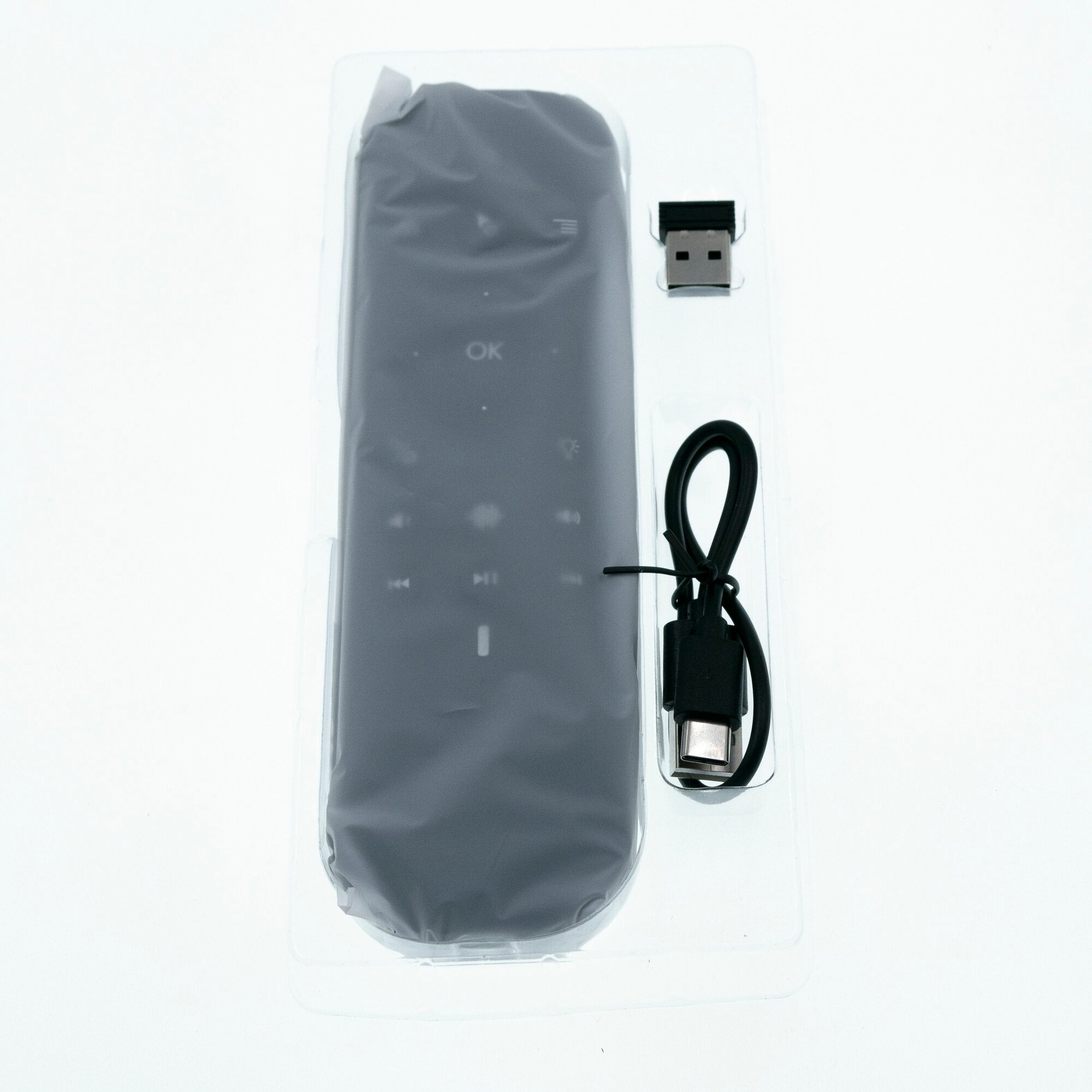 Пульт ДУ аэромышь DVTech, G60S PRO универсальный, с подсветкой, черный