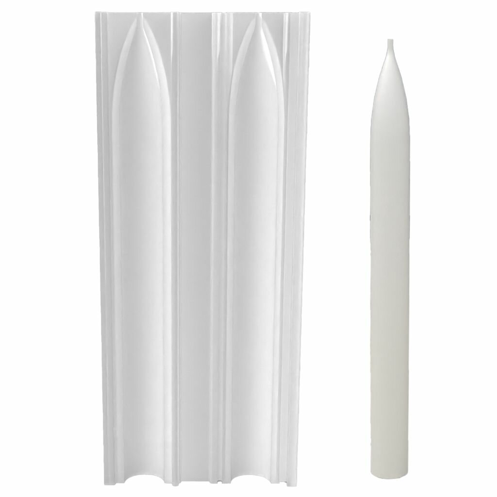 Силиконовая форма для свечей ручной работы, форма для изготовления декоративных свечей на тонком стержне, набор для творчества и подарков, 8 видов на выбор