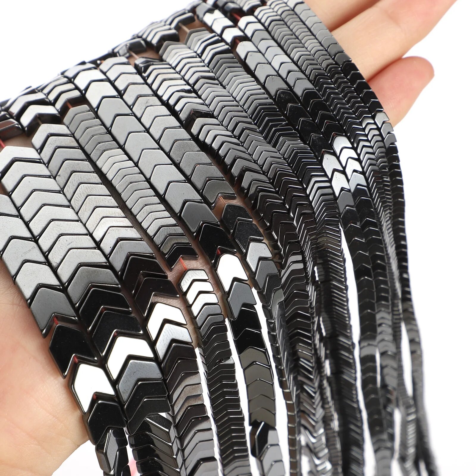 Бусины из гематита 1-10 мм 6x2mm- about 160pcs