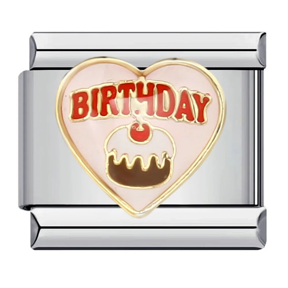 Дизайнерские подвески URING серия тортов клубника вишня шоколад ICJ154-1