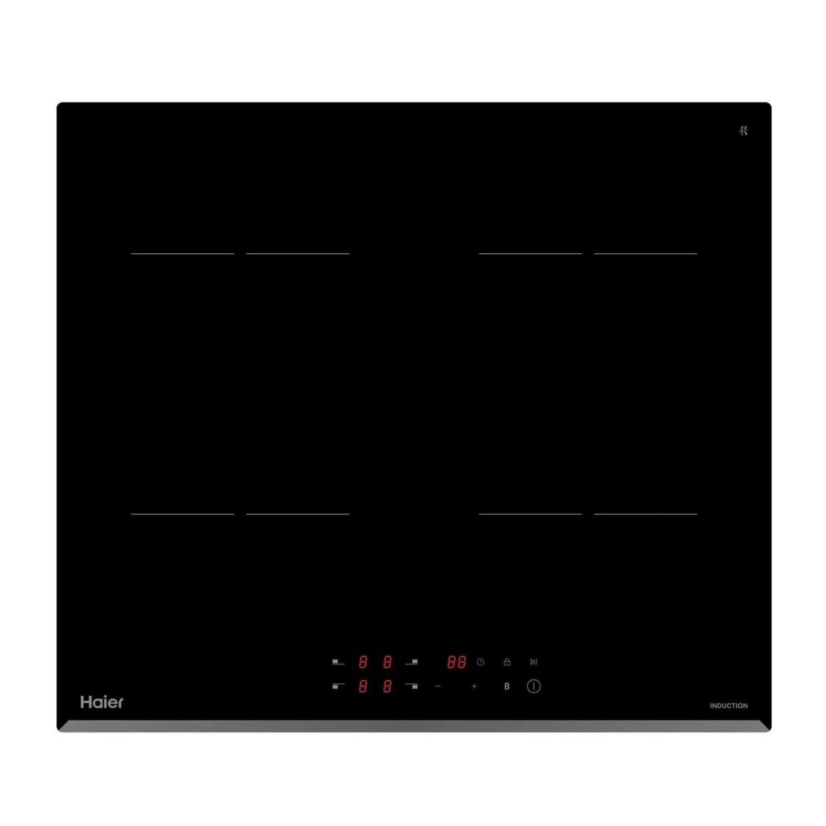 Индукционная панель Haier HHY-Y64PVB, стеклокерамика, черная