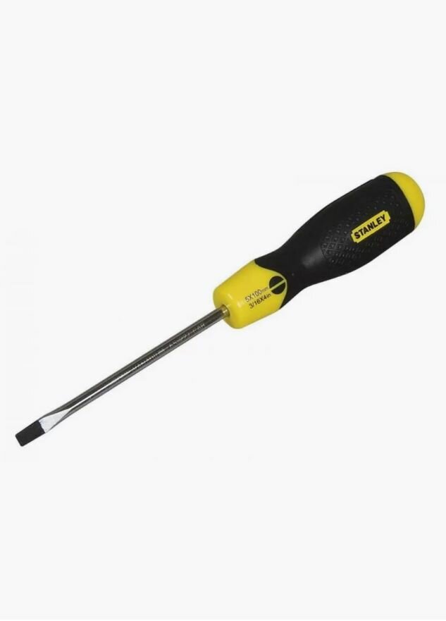 Отвертка Stanley Cushion Grip SL6,5*150мм 0-64-919