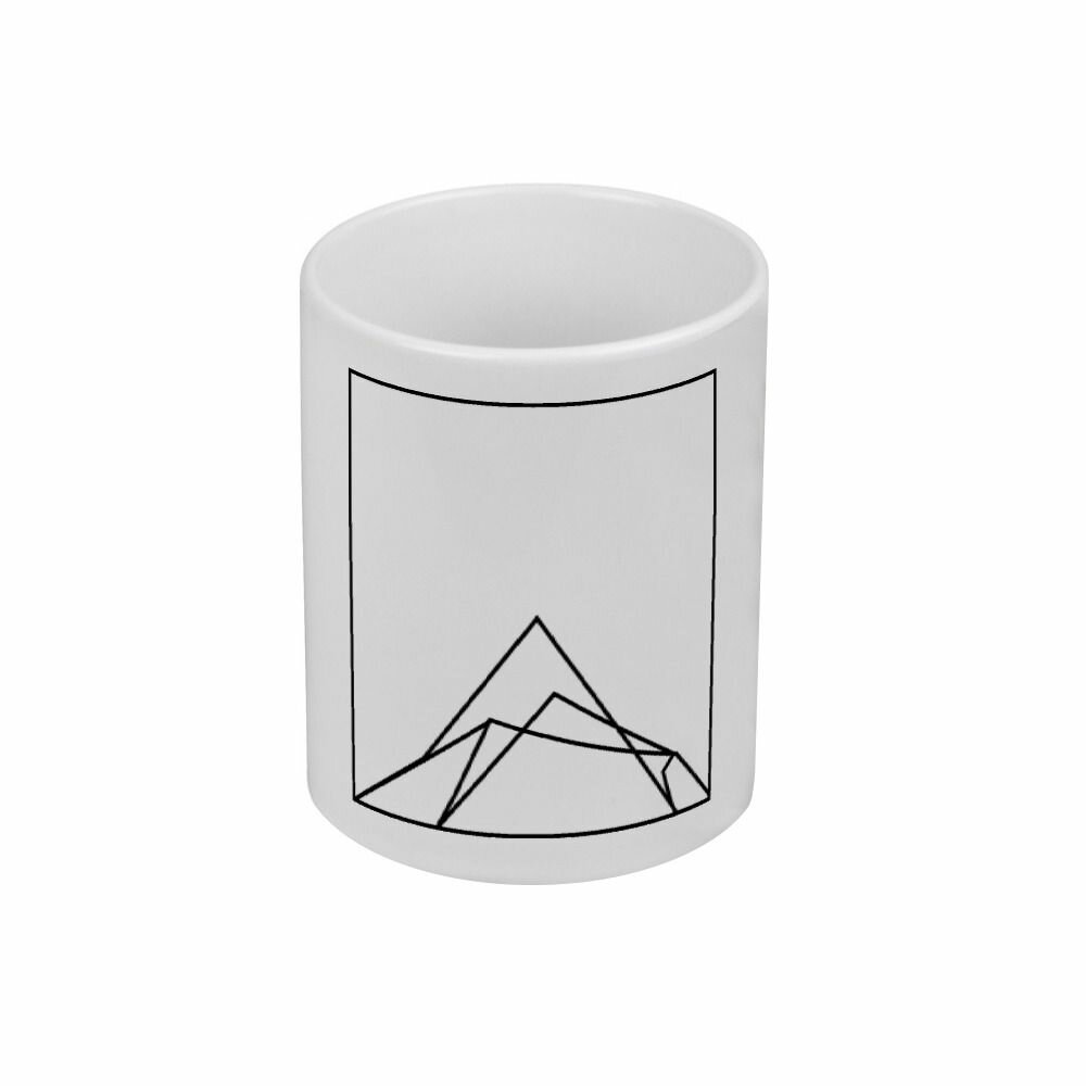 Кружка Горы минимализм