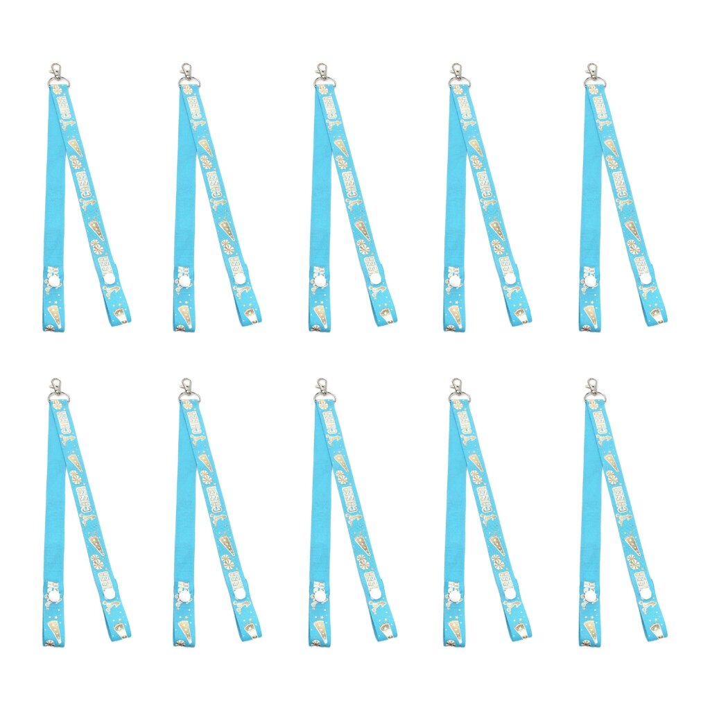 10шт Ремешок с помпоном для болельщицы Подарки для Черлидинга Держатель Бантиков для поддержки