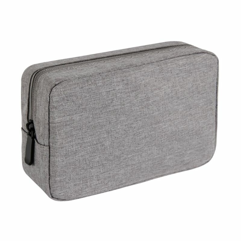 Чехол для наушников и USB-проводов, Серый - Большой