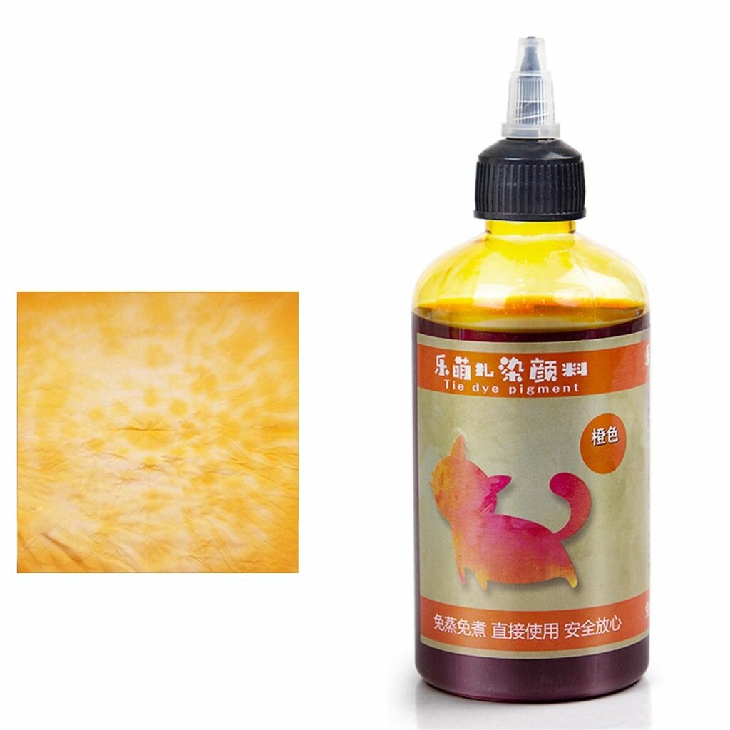 Краска для ткани Tie Dye, 250 мл/8,45 унций окрашивания одежды, сумки, цвет, взрослых и детей, ручная работа, ремесло
