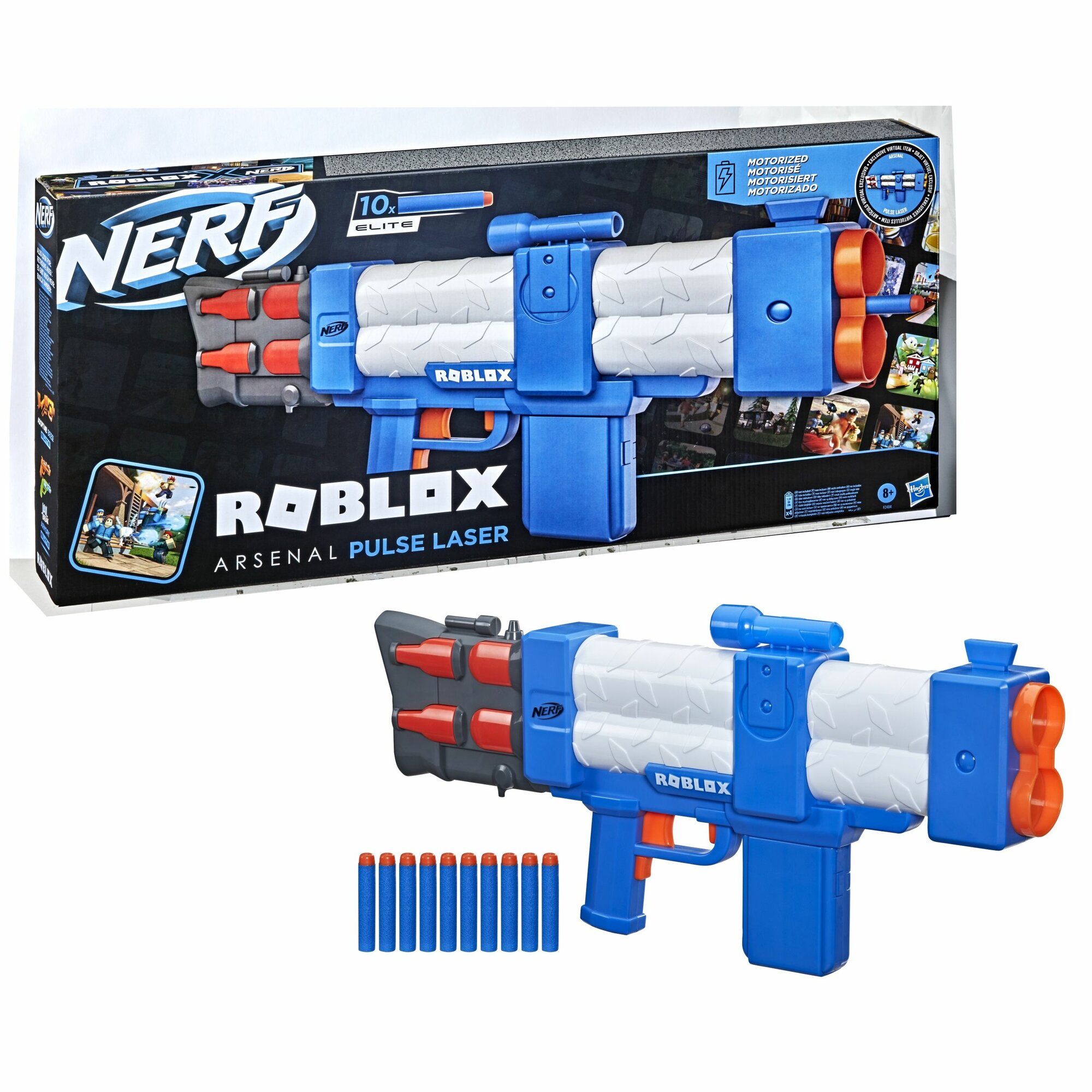 Игрушечное оружие HASBRO Nerf Roblox Arsenal: Pulse Laser - Бластер Нерф Роблокс Арсенал - Нерф F2484