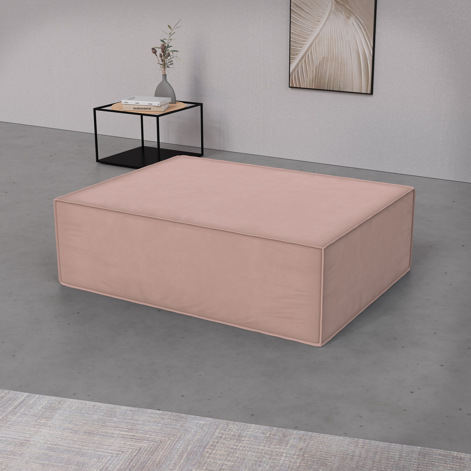 Сиденье модульного дивана MONO Salon Tron, велюр,120x90x35 см