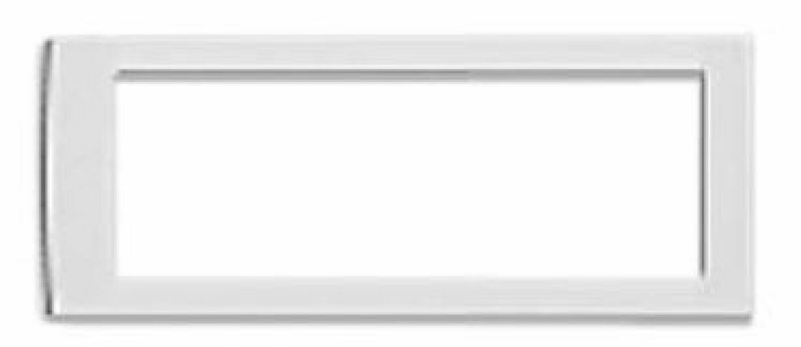 Рамка электроустановочная DKC / ДКС универсальная на 6 модулей, F00015G, серый металлик / электроустановочное изделие