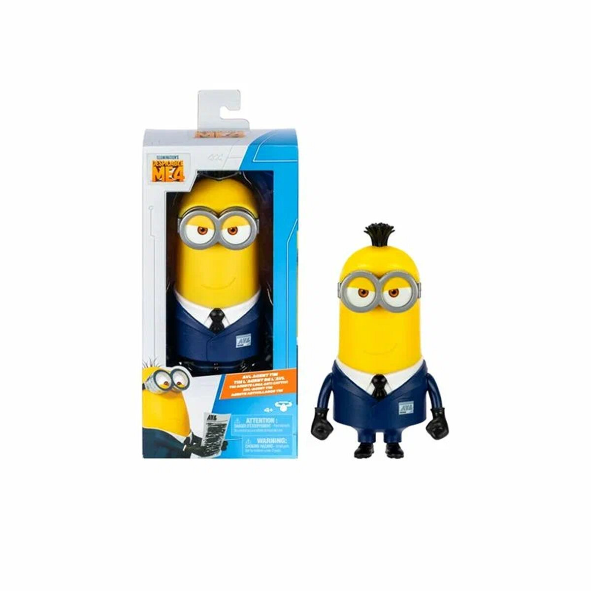 Moose Illumination's Despicable Me 4 AVL Agent Tim/ коллекционирования Миньоны фигура，1 кусок