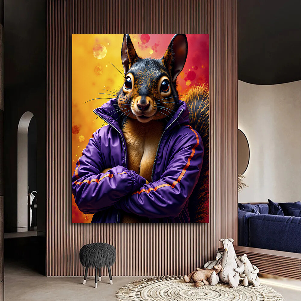 Звери / Картина в детскую комнату, картина на холсте / на стену, 40х60 см.