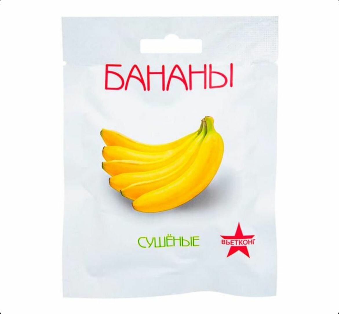 Бананы сушеные "Въетконг" 70 гр/3 уп