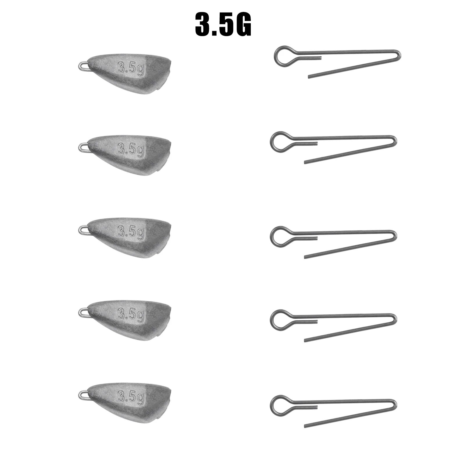 Джиг-головки SAMOLLA 3.5g, 5 шт, цвет: 5pcs