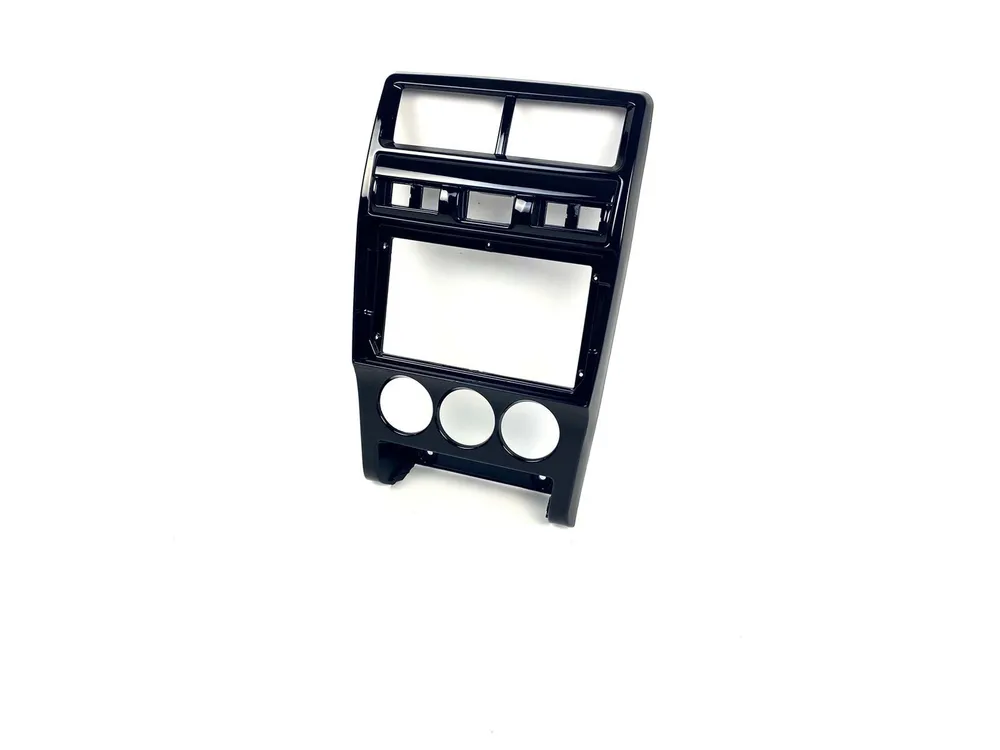 Центральная консоль, для Lada Priora 2, диагональ 9", черный глянец