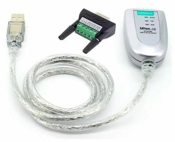 Преобразователь MOXA Uport 1130I 1-портовый конвертер USB в RS-422/485 с изоляцией 2 кВ