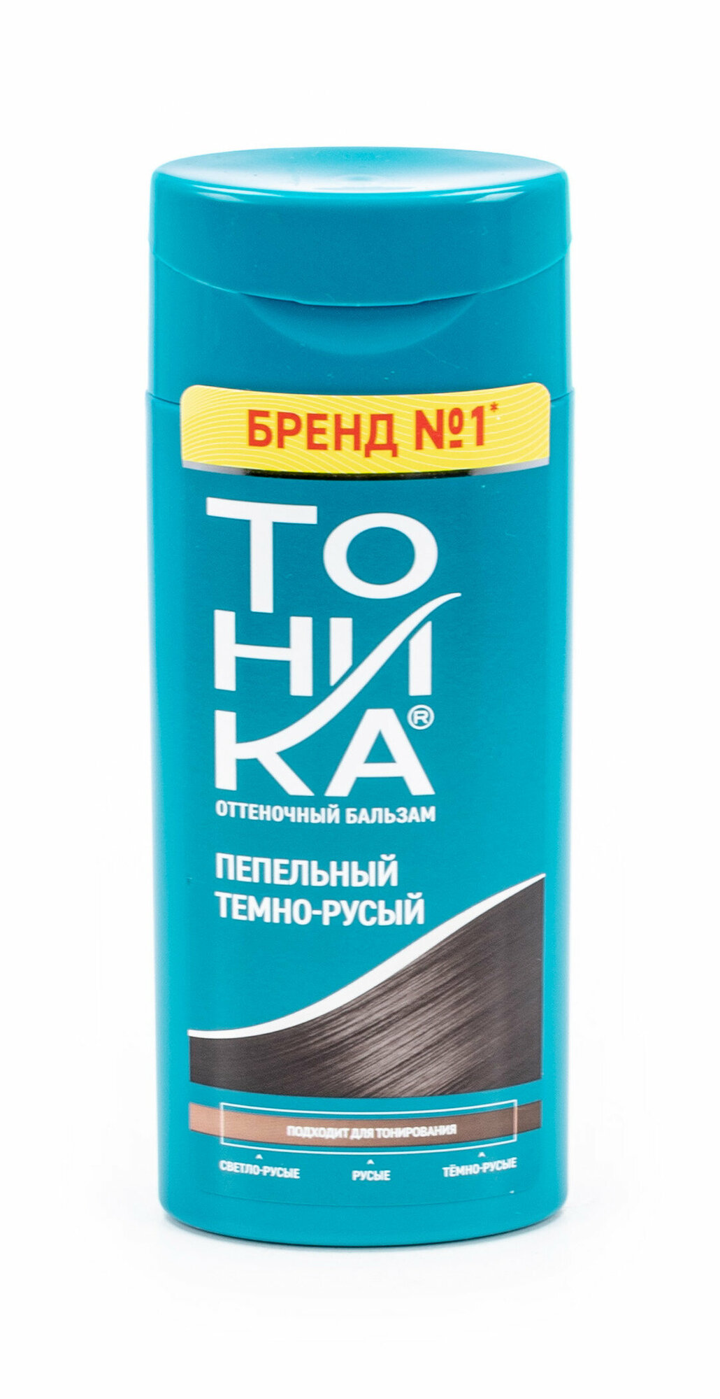 Бальзам оттеночный Тоника тон пепельный темно-русый, для русых и темных волос, бутылка 150мл / уход за волосами