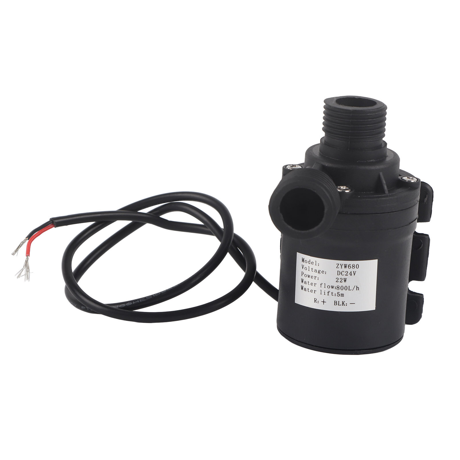 Solar Energy Fountain Pump, Water Circulation Pump Brushless Motor for Fish Pond