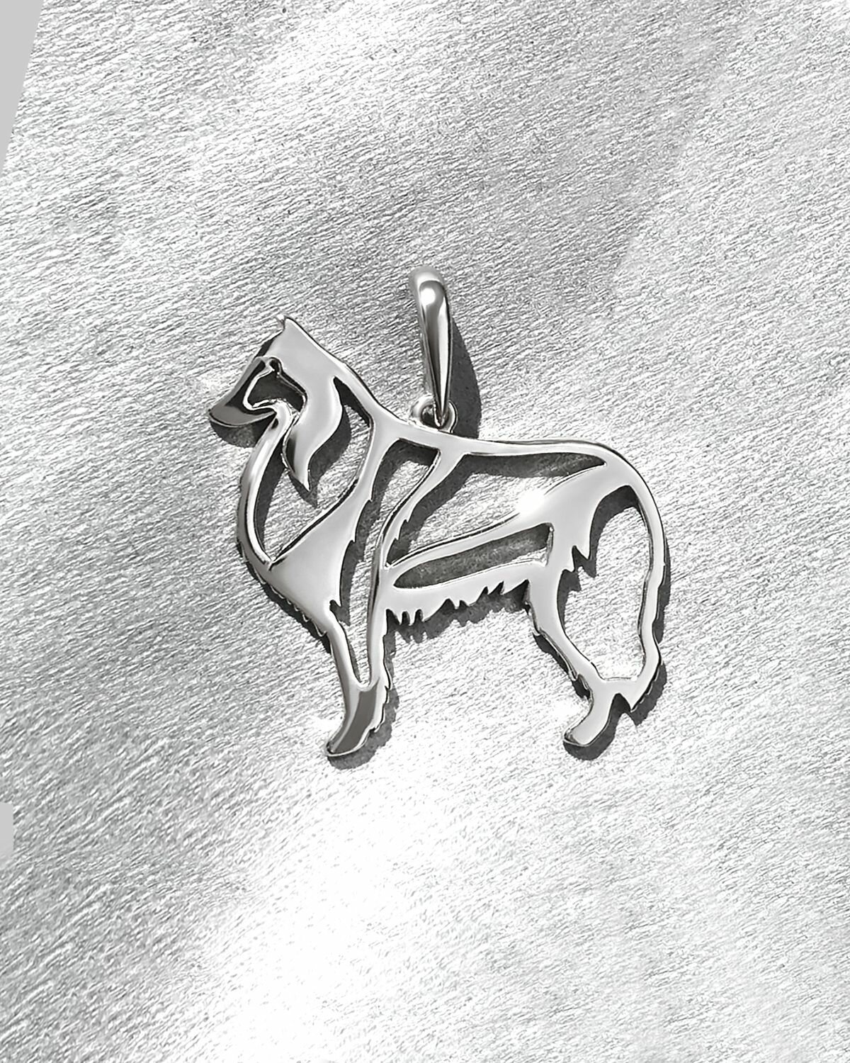 Подвеска, серебро, 925 проба, родирование