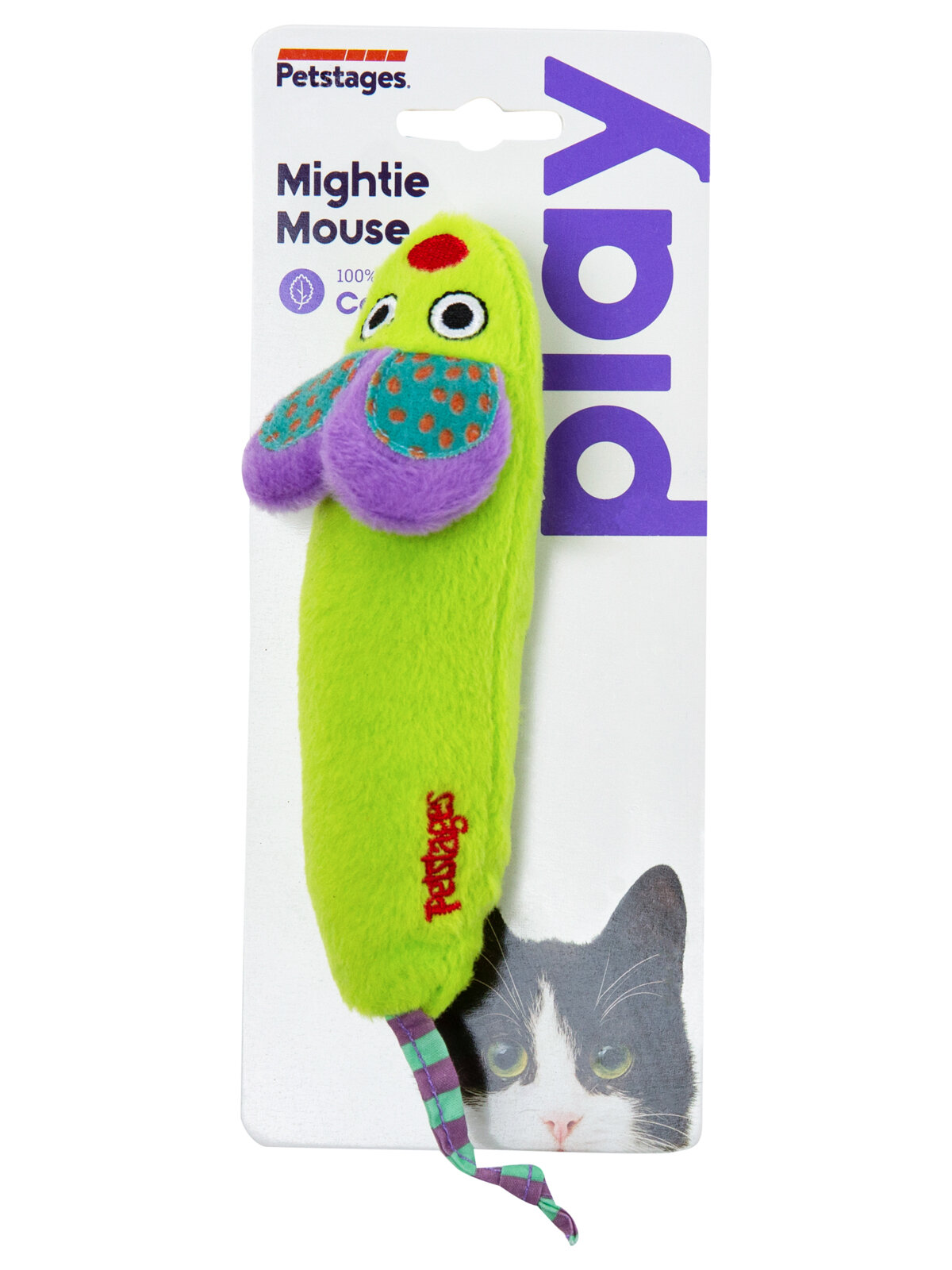 Игрушка для кошек Catstages "Мышка плюш" c кошачьей мятой 20 см