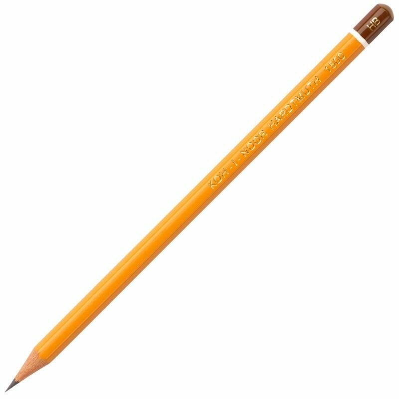 Карандаш чернографитный KOH-I-NOOR HB, без ластика