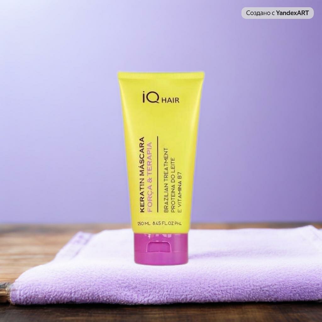 Маска IQ Hair "Força & Terapia", для всех типов, для восстановления и питания волос, 250мл