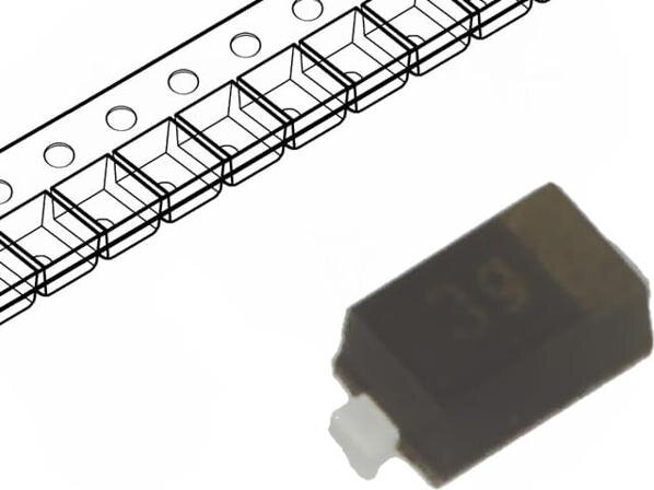 Диод INFINEON BAT6302VH6327XTSA1 выпрямительный Шоттки, 3В, 100мА, SC79, 1 шт