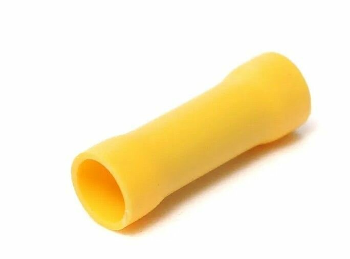 Стыковая клемма для соединения проводов BV5,5 (желтый цвет),10шт